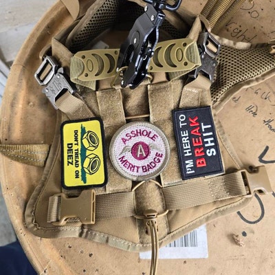 Psycho Smile Wojak Creepy Meme 2x3 Morale Patch With Hook and Loop ...