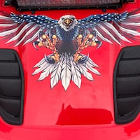 Skeleton Middle (bird) Finger Decal / Sticker Great for Car Truck or ...