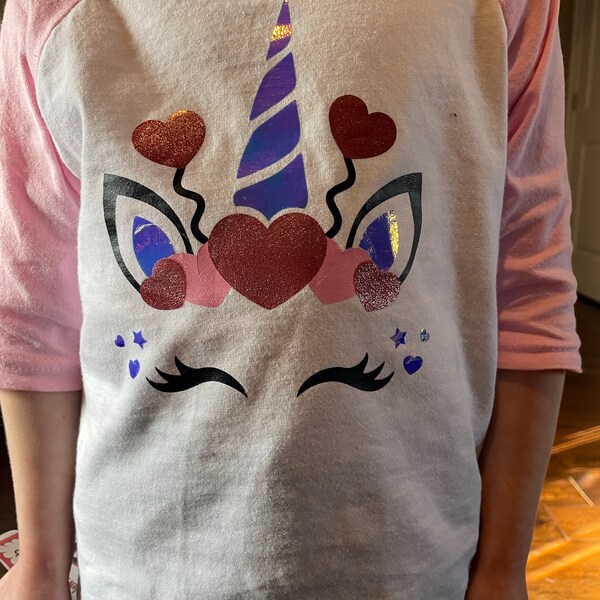 Love Unicorn Svg, Valentine Svg, Heart Svg Cutfile for Cricut ...