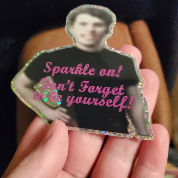 3” Jerma985 Glitter Sticker Sparkle On - Etsy