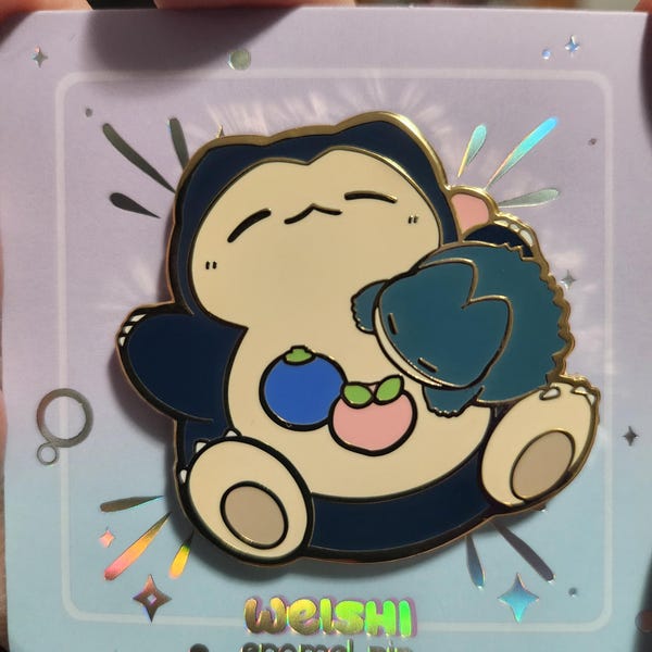 Snorlax Enamel Pin - Etsy