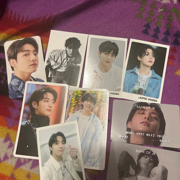 BANK of JK CARD | Jungkook Bts Bangtan Photocard - Etsy