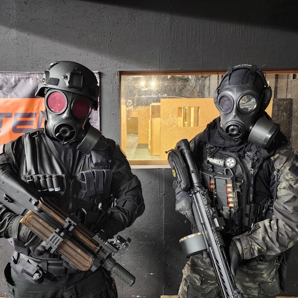 British Avon FM12 S10 Gas Mask + Full Kit / NBC Respirator / SAS ...