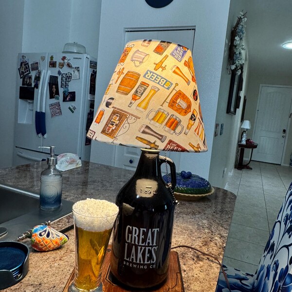 Firefighter Lamp Shade. Fire Department. Firetruck. Shades Are 9.5" X 5 ...