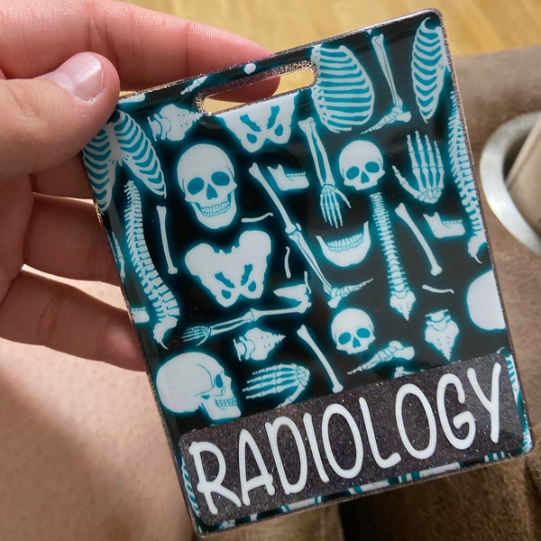 Radiology Badge Buddy, MRI Tech Badge Buddy, Vertical Badge Buddy ...