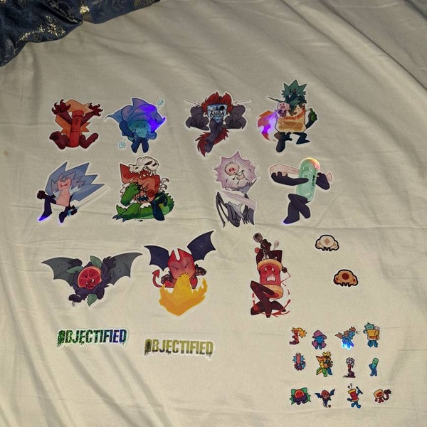 Objectified Comic Stickers [fight or Flight Collection] - Etsy