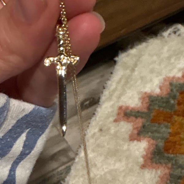 Large Gold Ankh Necklace, 14K Gold Ankh Pendant, Minimalist Jewelry ...