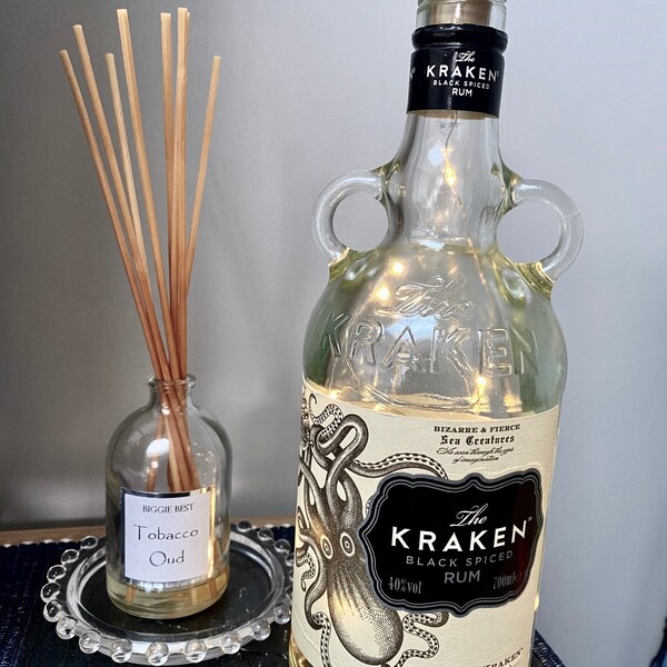 Captain Morgan Spiced Rum 1L Bottle Lamp | Warm / Bright LED Lights ...