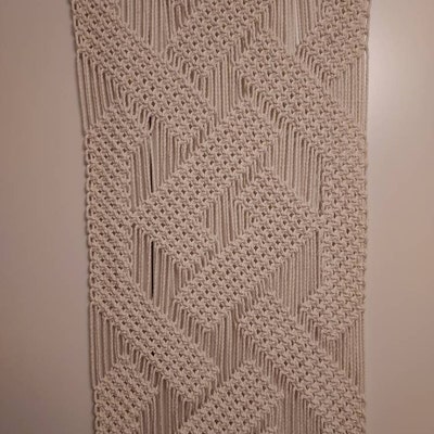 TABLE RUNNER Pattern Macrame Tutorial colorio DIY Macrame Boho Pdf Pattern, Instruction and Knot ...