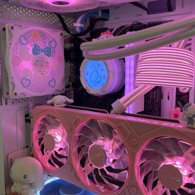 Cat Under Tori RGB Gaming Computer Fan Shroud/ Grill /cover Custom 3D ...