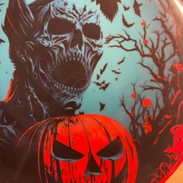 Halloween Disc Golf Disc Collectible Gift Functional Art Witches Spooky ...