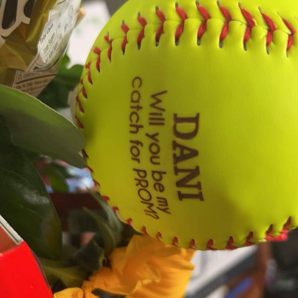 Engraved Softball, Custom Message Softball, Softball Coach Gift ...