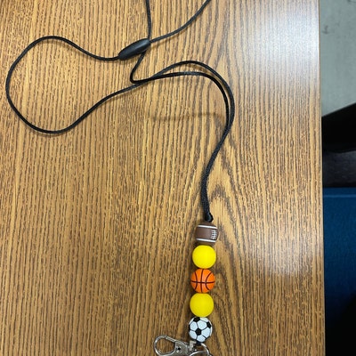 Custom Sports Lanyard, Sports Coach Lanyard, Gym Teacher, Sports Fan ...