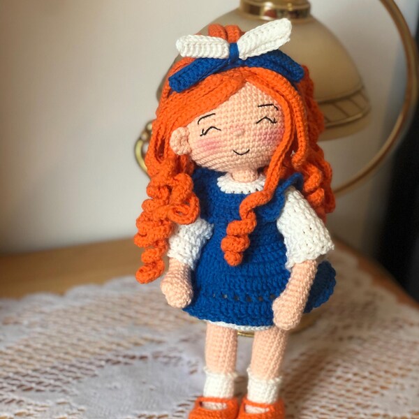 Crochet Chestnut Doll Pattern, Amigurumi Girl Doll Tutorial (PDF) - Etsy