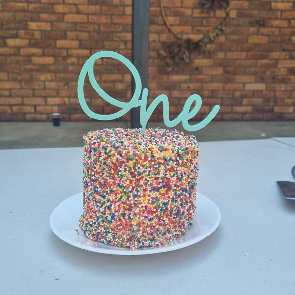 Cake Smash Topper One Cake Topper Birthday Cake Topper Cake Decoration ...
