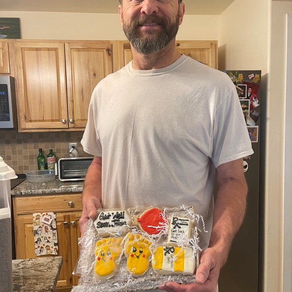 Get Well Sugar Cookies/ Surgery Gift / Knee Surgery Sugar Cookies ...