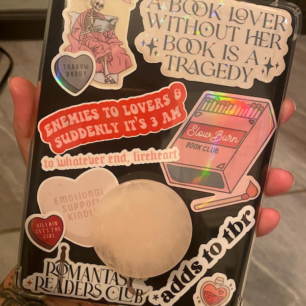 Book Lover Fantasy Sticker / Holographic / Romantasy / Bookish Sticker ...