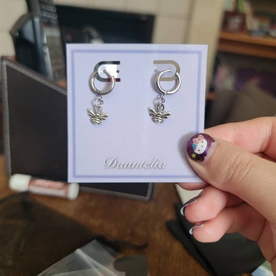 Star Link Earrings Grunge Jewelry Hypoallergenic Y2k Goth Edgy Alt ...