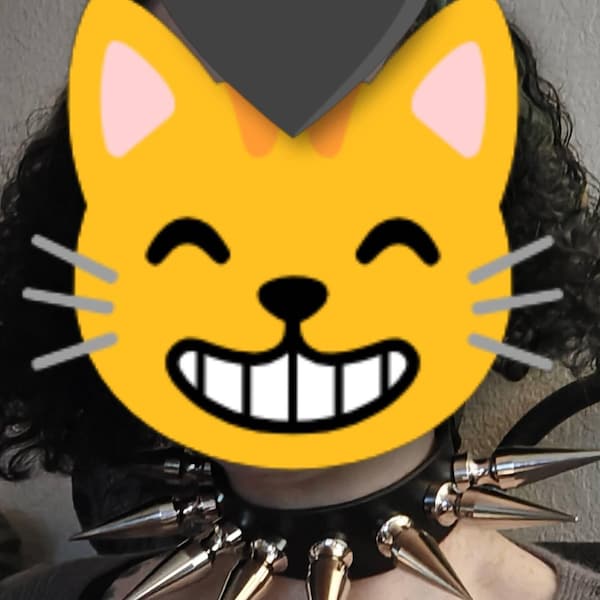 EURONYMOUS High-quality Handcrafted Giant Silver Spikes Choker - Etsy