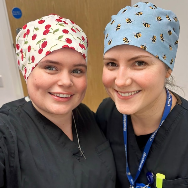 Scrub Cap Pattern No Ties, Scrub Hat Sewing Pattern PDF Scrub Caps for ...