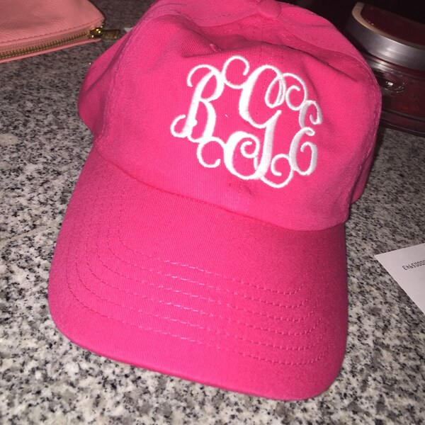 Ladies' Infinity Monogram Baseball Cap - Custom Color Hat and ...