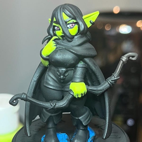 Quart, Goblin Wizard | 32 Mm Resin Miniature | Twin Goddess Miniatures ...