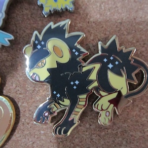 SHINY Luxray Hard Enamel Pin - Etsy