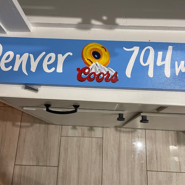 Directional Signs Mileage Arrows Personalized, Outdoor Home Decor ...