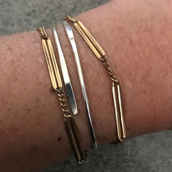 Hand Crafted Sterling Silver Wrap Bangle Can Be Personalised - Etsy