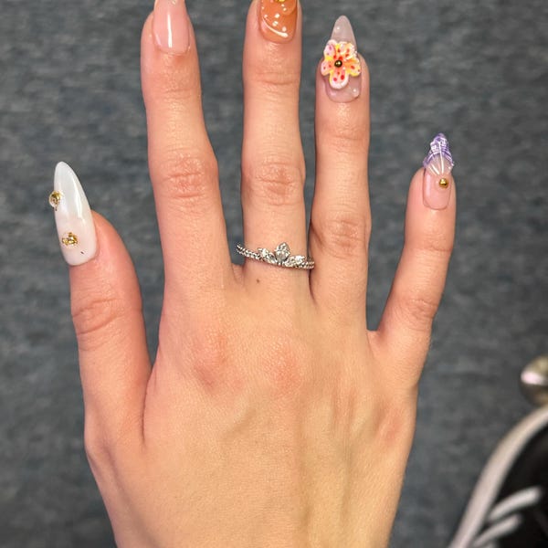 Long Nails Keyboard Cover Silicone Raised Keycaps for Quiet, Easy ...