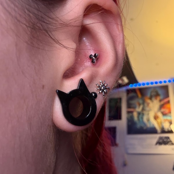 Larimar Alien Skinz Pearlescent Blue Soft Silicone Ear Plugs Tunnels ...