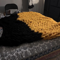 Chunky Rug, Chunky Knit Carpet, Giant Knit Throw, Jumbo Knit Carpet ...