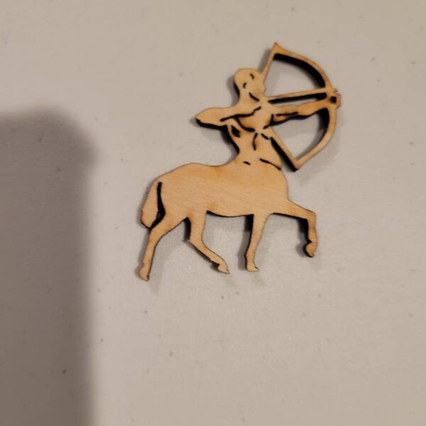 Centaur With Bow Arrow Wooden Laser Cut Out Shape - Great for Crafting ...