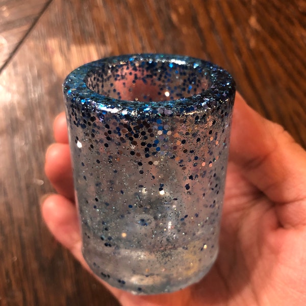 Handmade Resin Shot Glass - Custom Shot Glass - Birthday Shot Glass ...