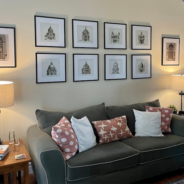 9 Architecture Prints. Square Format, ALL 9 PRINTS One Low Price! Nice ...