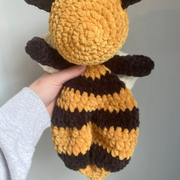 Benji the Bee Crochet Pattern, Crochet Snuggler - Etsy