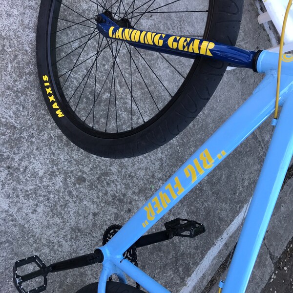 SE Racing Big Flyer BMX Decal Kit - Landing Gear Fork - Custom Color ...