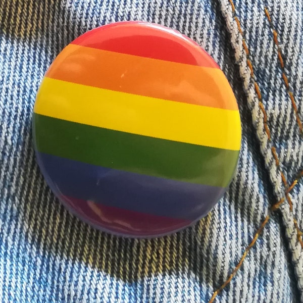 Regenbogen Button Sets, 25/38/50mm (1"/1,5"/2") mit Anstecknadel ...