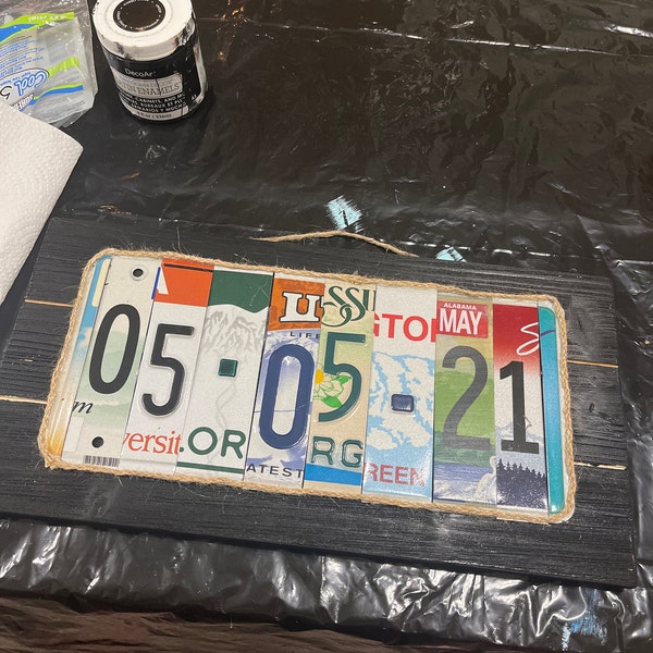 Pick Your Letters -flat and Embossed License Plate Letters and Numbers ...