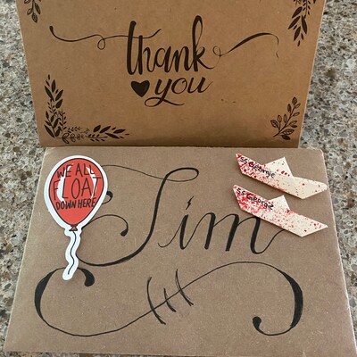 Laminated Bloody Acrylic Paint Bookmark Customizable Red and - Etsy