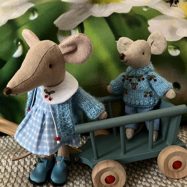 Miniature Black Labrador Retriever Puppy for Maileg Mouse / Bernese ...