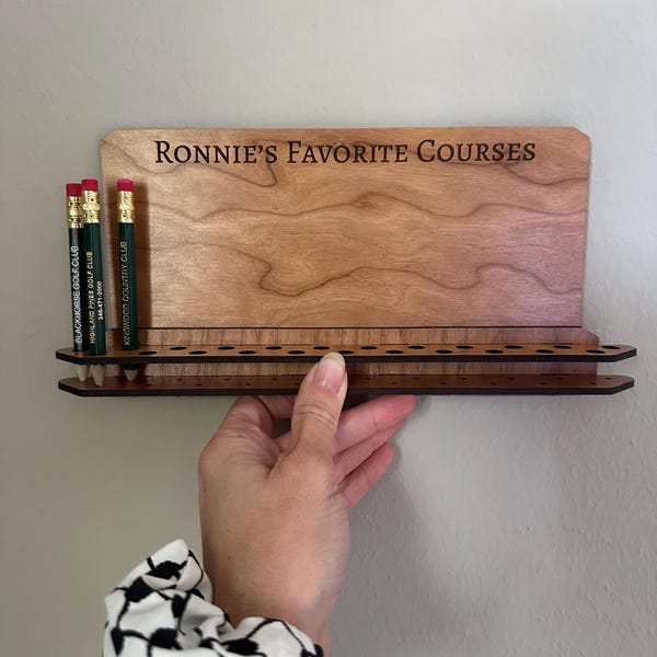 Custom Hole in One Display With Floating Tee for Your Golf Ball - Etsy
