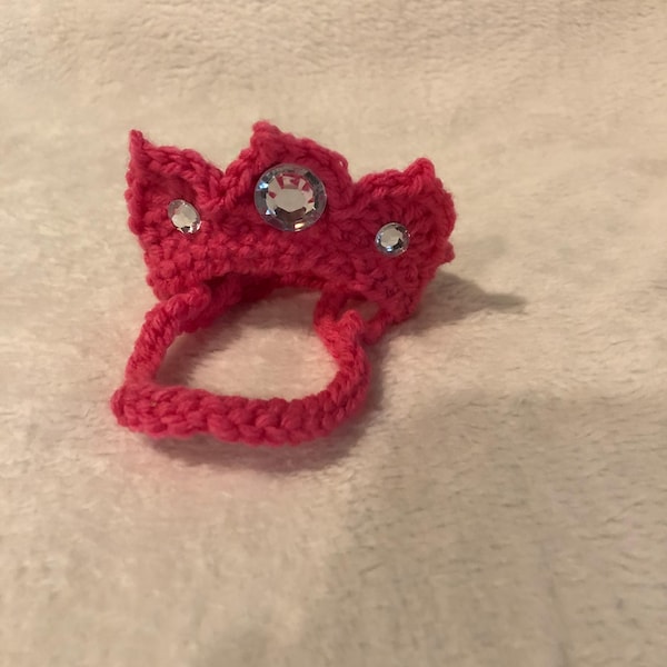 Crochet Pattern 059 - Crown for Cat, Crown for Small Dog, Pet Costumes ...