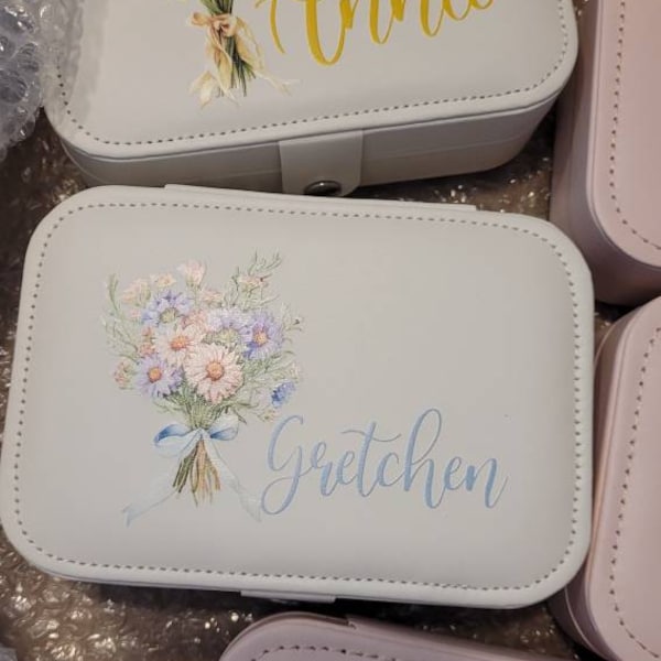 Flower Bouquet Jewelry Box, Mother's Ay Gifts, Gift for Her ...