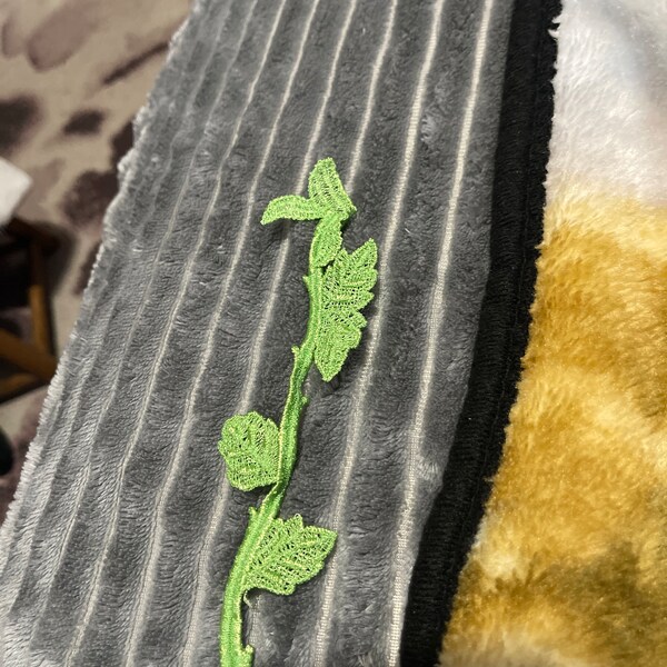 Venice Cursive Letter J White Iron-on Patch Applique for Craft ...