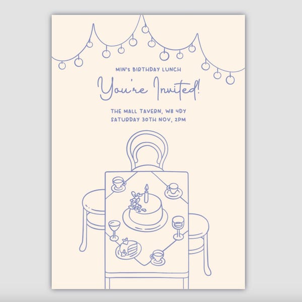 Christmas Dinner Party Invitation Template, Roast Dinner Party Invite ...