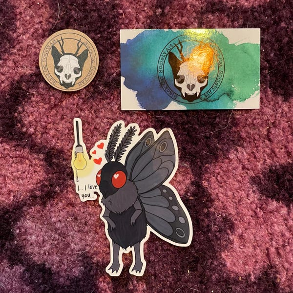 Hello Friend- Wendigo Sticker - Etsy
