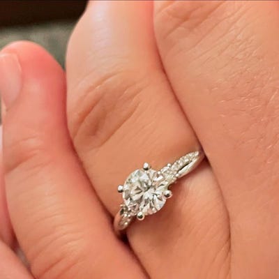Rose Gold Engagement Ring Setting Custom Semi Mount Infinity Diamond ...