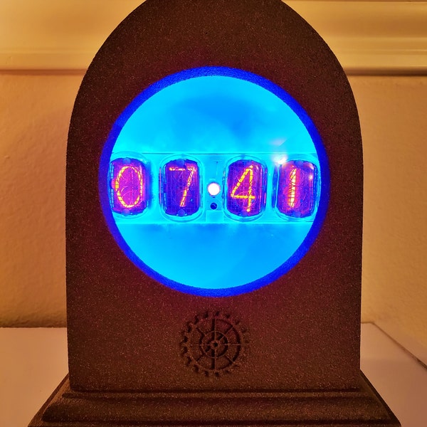 Nixie Tube Clock in 12 Amber ,fallout Style,vintage,steampunk ...