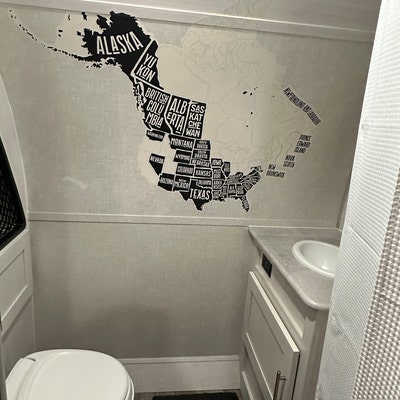 USA Magnet Travel Map for Rv's and Campers - Etsy